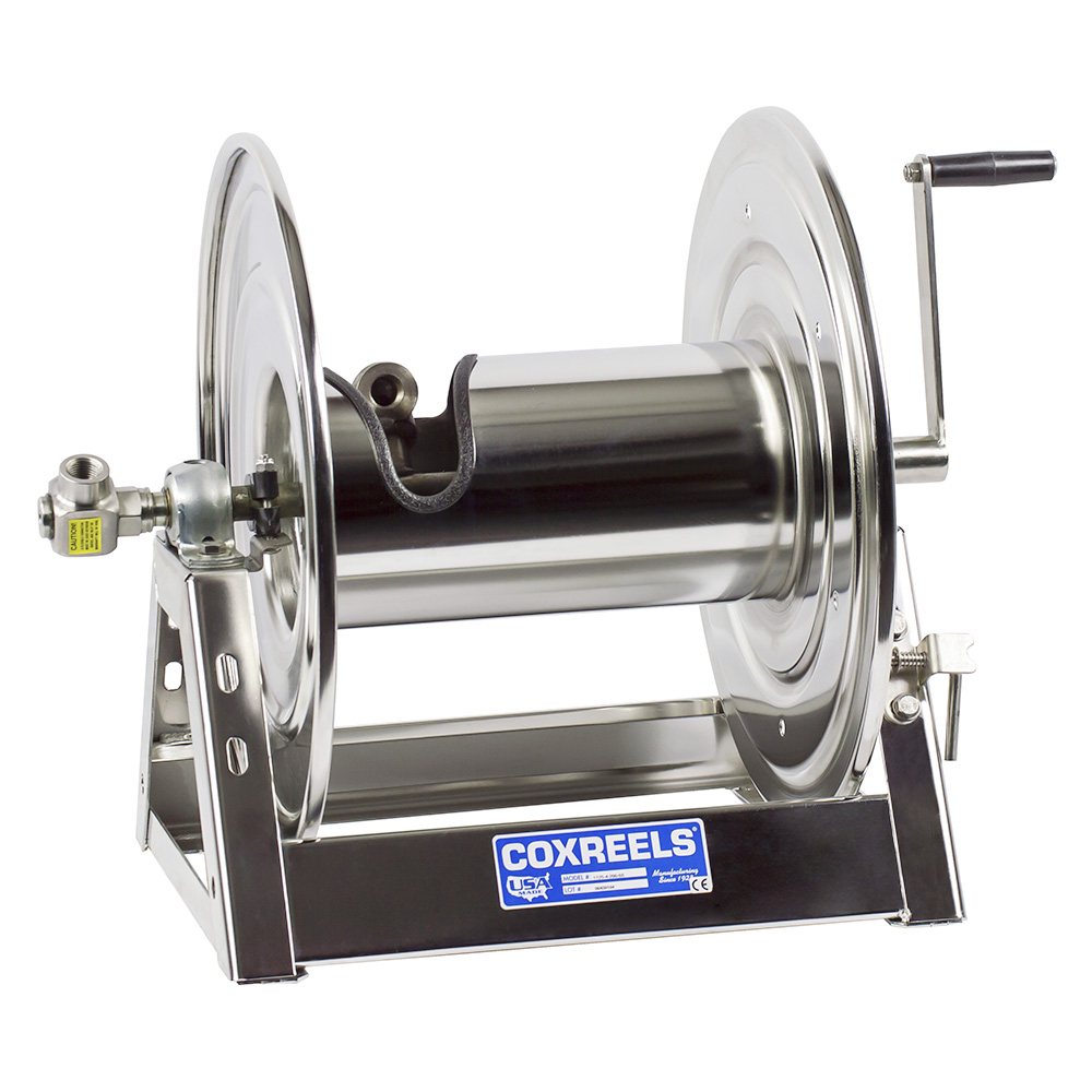 1125-SS Series | Coxreels Stainless Steel Hand Crank Hose Reels